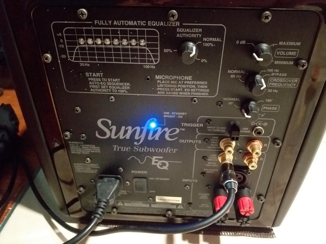 Sunfire TS-EQ10 -True Subwoofer EQ 10 Signature, Audio, Soundbars ...
