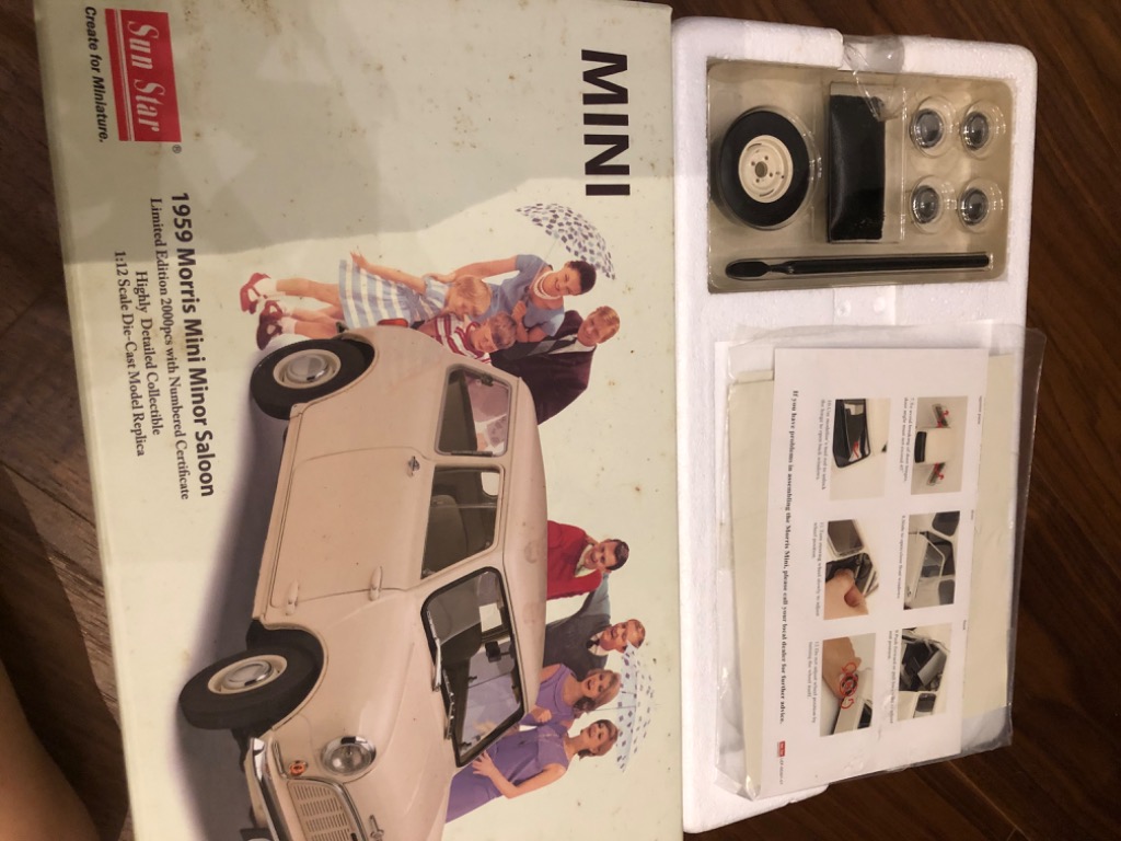 Sunstar 1/12 1959 Morris Mini, Hobbies & Toys, Toys & Games on Carousell