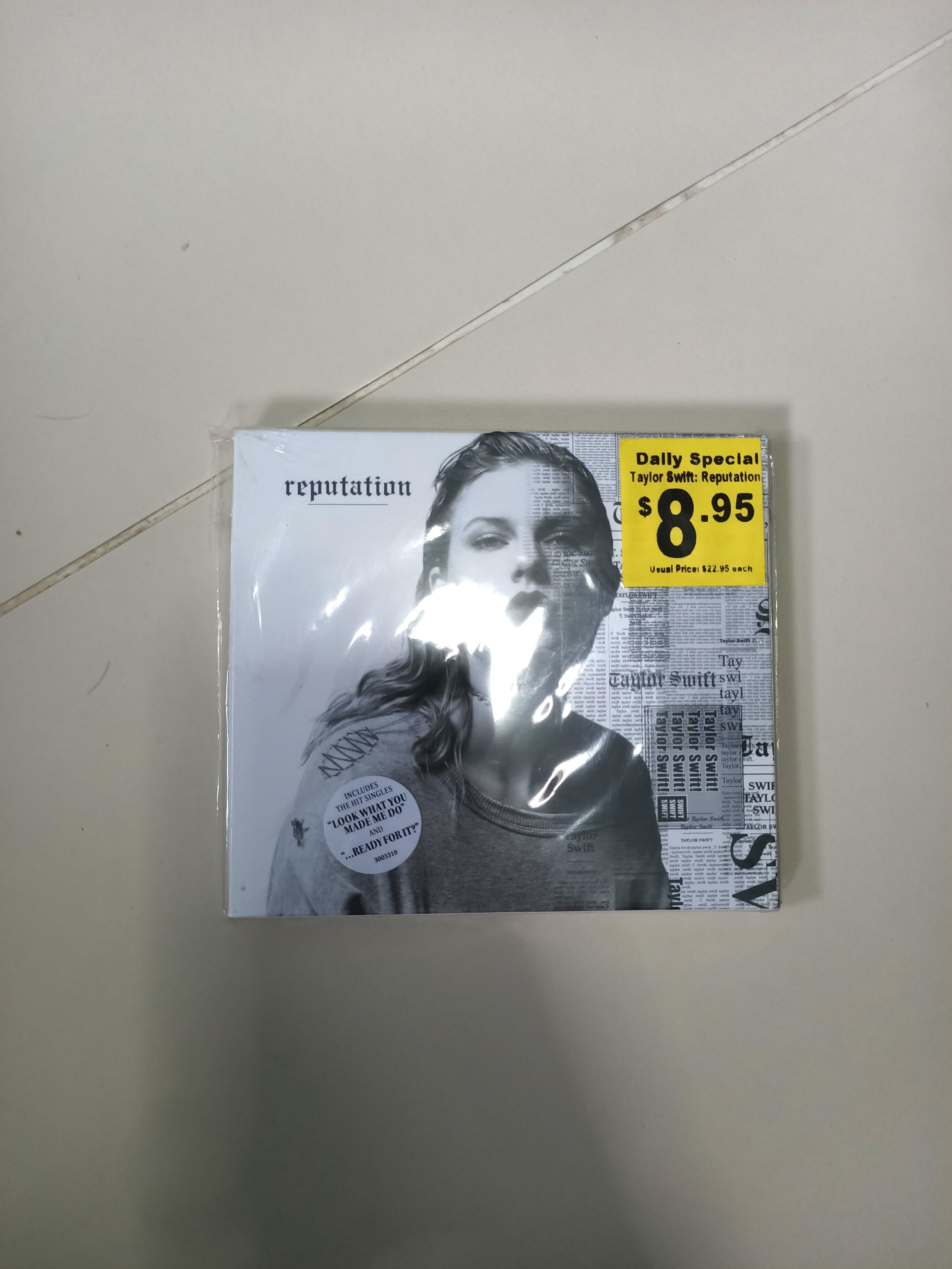 taylor swift reputation cd (pending), Hobbies & Toys, Music & Media ...