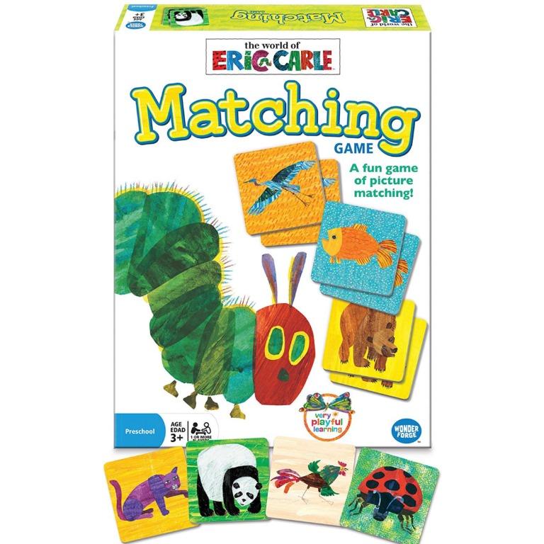 The Wonder Forge Eric Carle Matching Game, Hobbies & Toys, Books ...