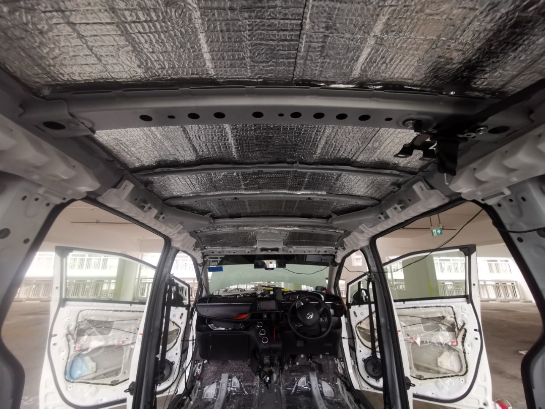 Toyota Sienta Roof Soundproofing, Car Accessories, Accessories on Carousell