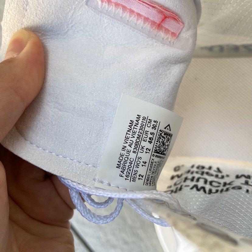 US 12 Vulcanized Off-White Converse Chuck Taylor All-Star , Men's ...