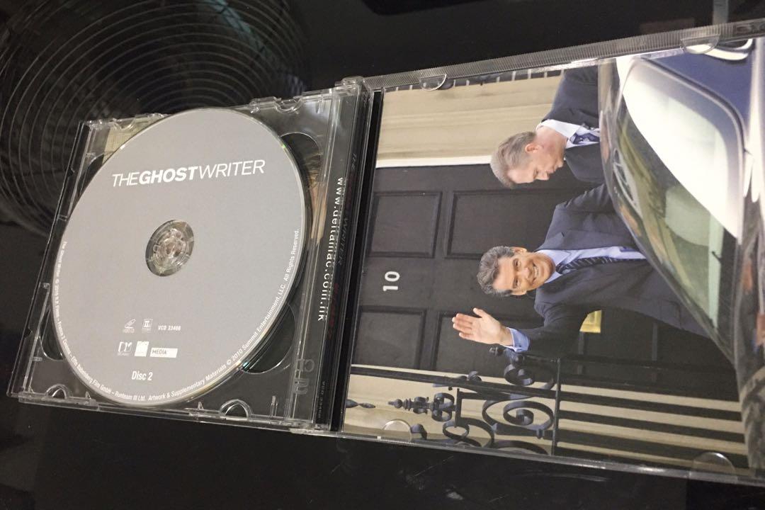 劇情片電影VCD The Ghost Writer影子滅殺令Ewan McGregor Pierce Brosnan, 興趣及遊戲, 收藏品及紀念品, 明星周邊 - Carousell