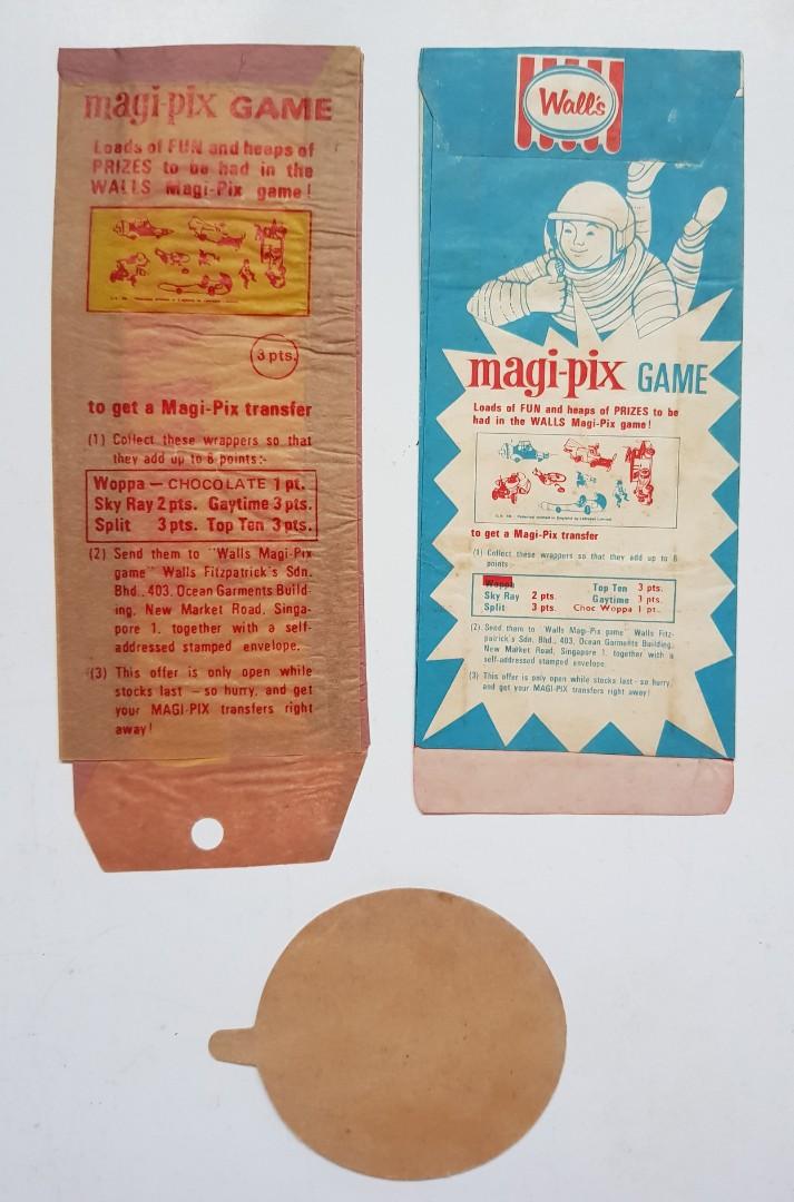 Vintage ice cream wrapper Wall's, Furniture & Home Living, Kitchenware ...