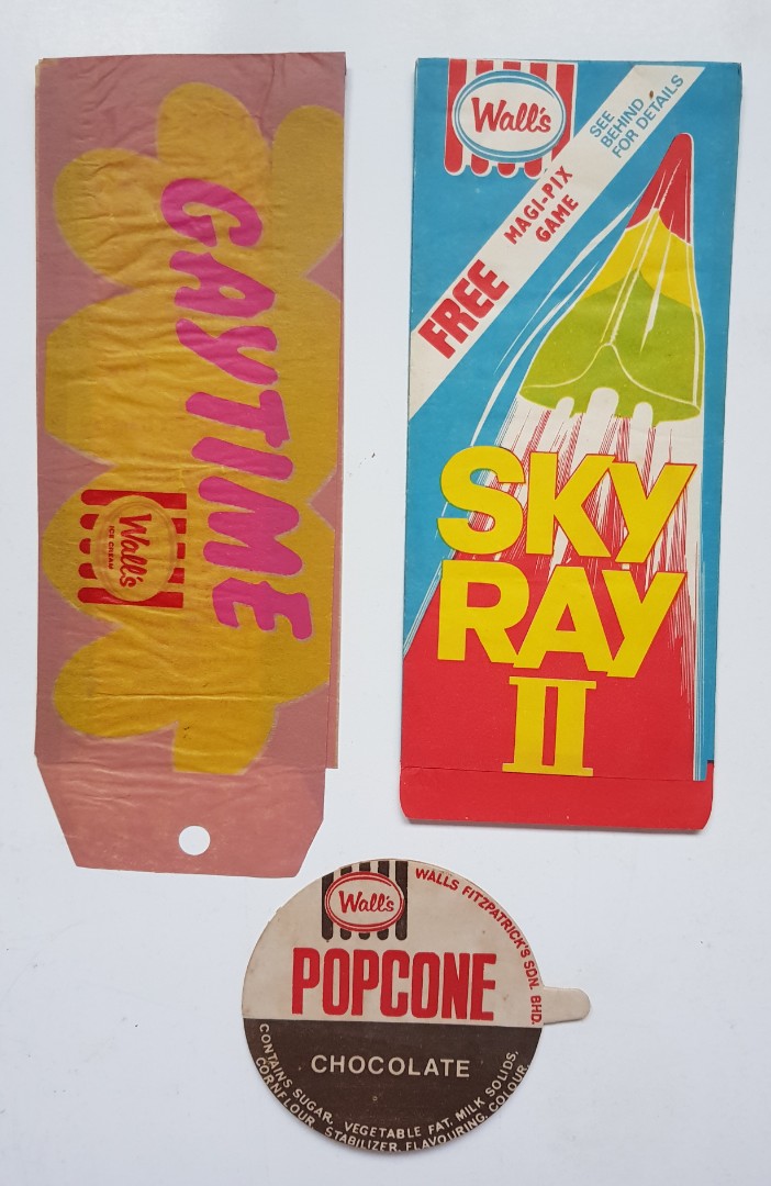 Vintage ice cream wrapper Wall's, Furniture & Home Living, Kitchenware ...