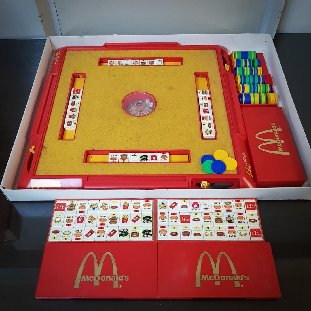 Vintage McDonald's (McDo) Board Game - Like Mahjong, Hobbies & Toys ...