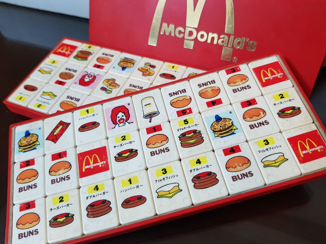 Vintage McDonald's (McDo) Board Game - Like Mahjong, Hobbies & Toys ...