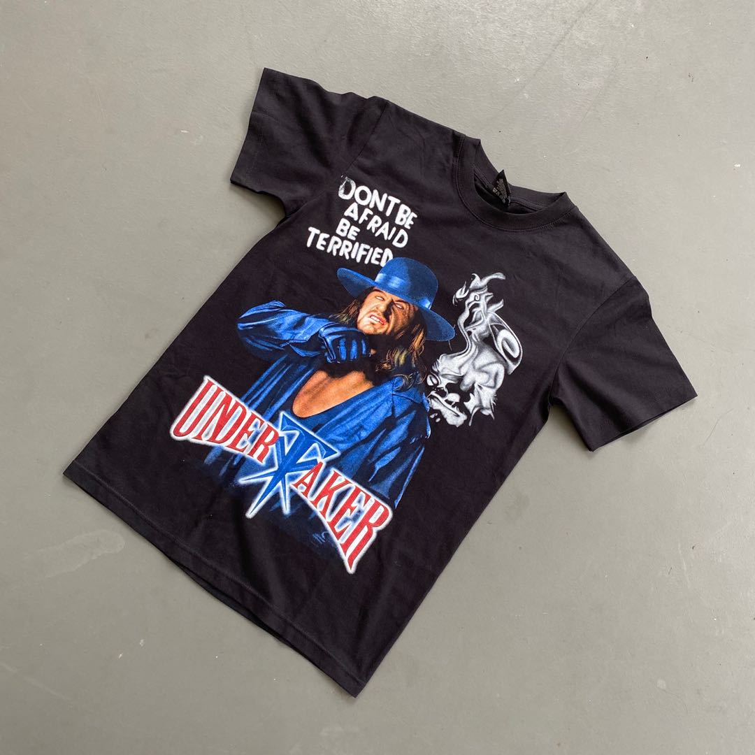 Vintage WWE Undertaker Tee, Men's Fashion, Tops & Sets, Tshirts & Polo ...