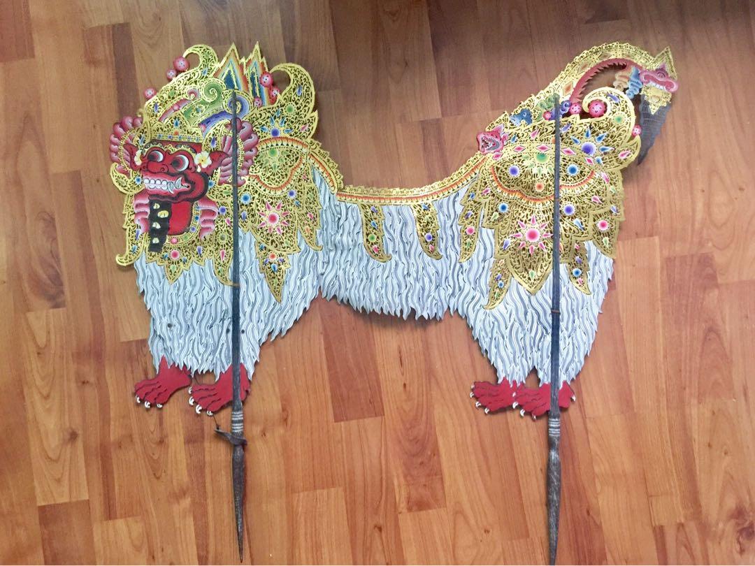 Wayang kulit Barong, Hobbies & Toys, Memorabilia & Collectibles ...