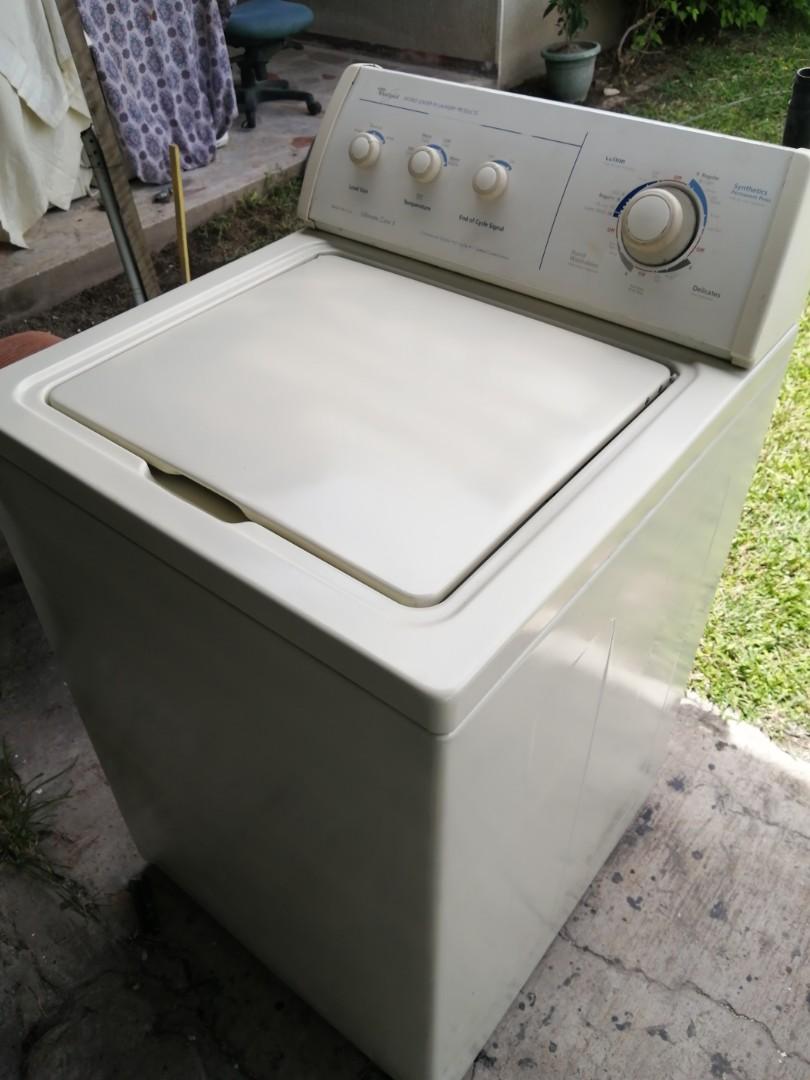 Whirlpool Heavy Duty Washer 9kg 220v, TV & Home Appliances, Washing ...