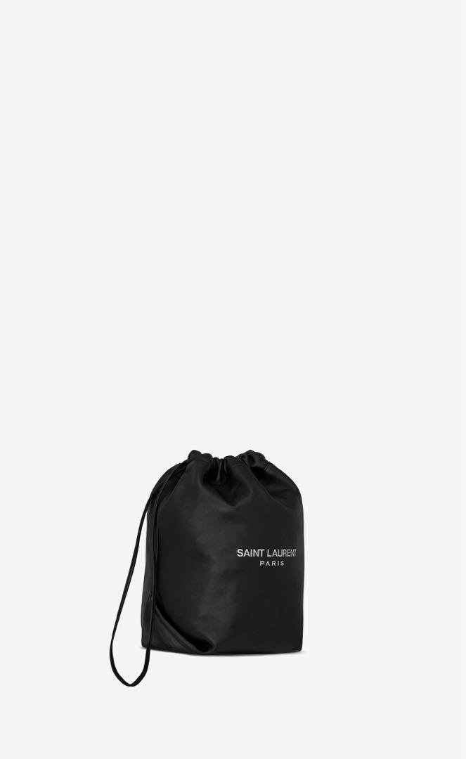 YSL TEDDY BUCKET BAG IN LAMBSKIN, Luxury, Bags & Wallets on Carousell