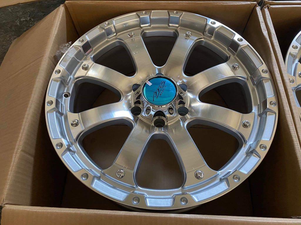 1pc for spare only 20" Mb wheels Torque A98 Silver mags 6Holes pcd 139 ...