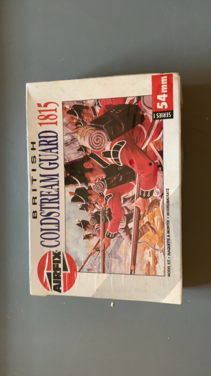 54mm Airfix Series 1 model kit British Coldstream Guard 1815, 興趣及遊戲, 旅行 ...