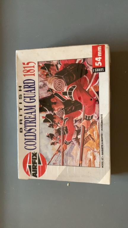 54mm Airfix Series 1 model kit British Coldstream Guard 1815, 興趣及遊戲, 旅行 ...