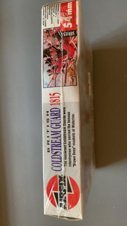54mm Airfix Series 1 model kit British Coldstream Guard 1815, 興趣及遊戲, 旅行 ...