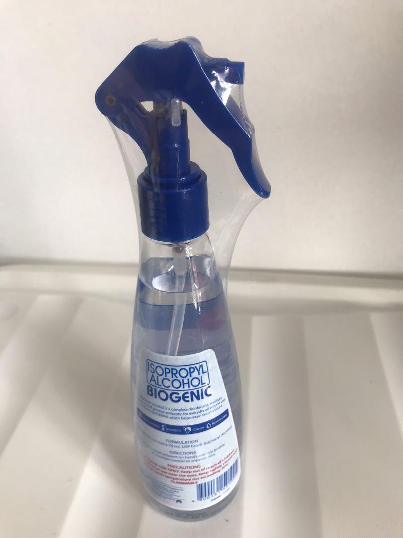 Alcohol Isopropyl Biogenic Spray 330 ml, Health & Nutrition, Medical ...
