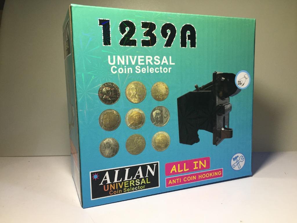 ALLAN UNIVERSAL COINSLOT / MULTI COIN SELECTOR, ACCEPTS OLD AND NEW ...