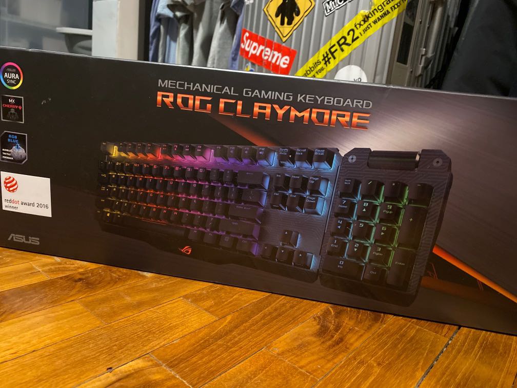 Asus Rog Claymore RGB mechanical gaming keyboard, Computers & Tech ...