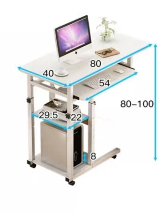 Bedside table 80cm study table office table, Furniture & Home Living ...