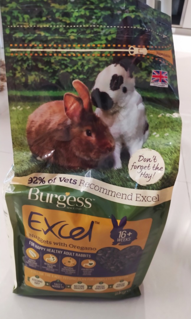 Burgess Rabbit Pellets, Pet Supplies, Pet Food on Carousell