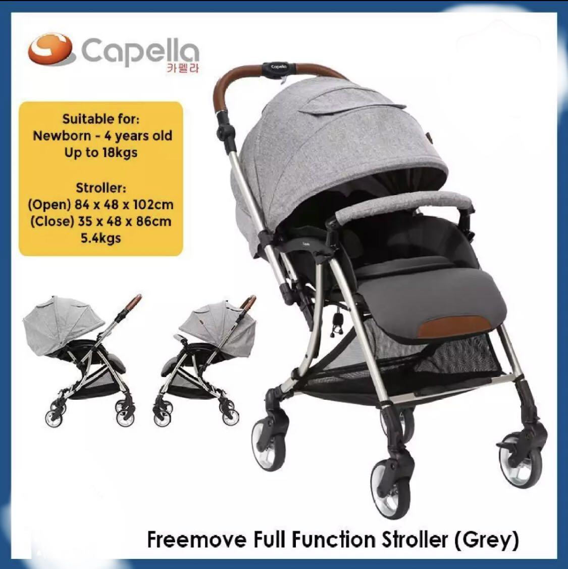 Capella Freemove Lightweight Full Function Stroller, Babies & Kids ...