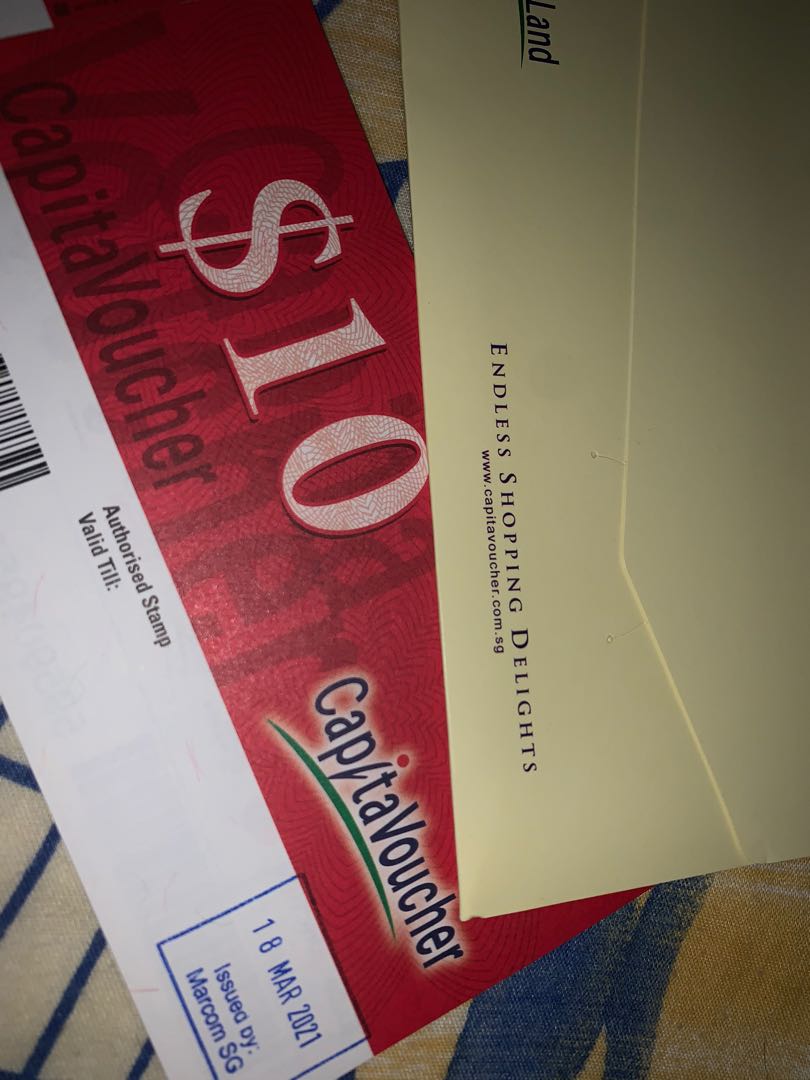 CapitaLand vouchers capita capital, Entertainment, Gift Cards ...