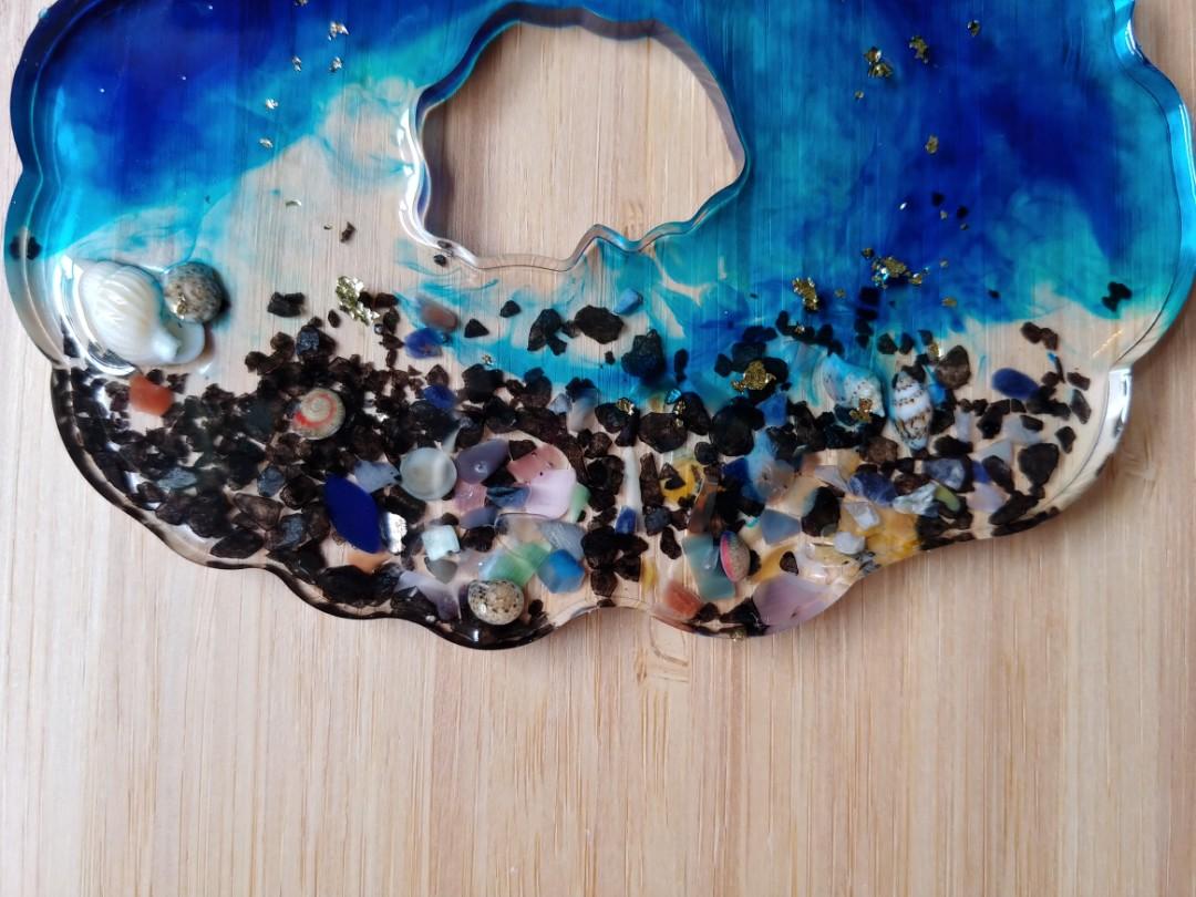 Resin Coaster Design. blue series, Home Appliances, Kitchenware on ...