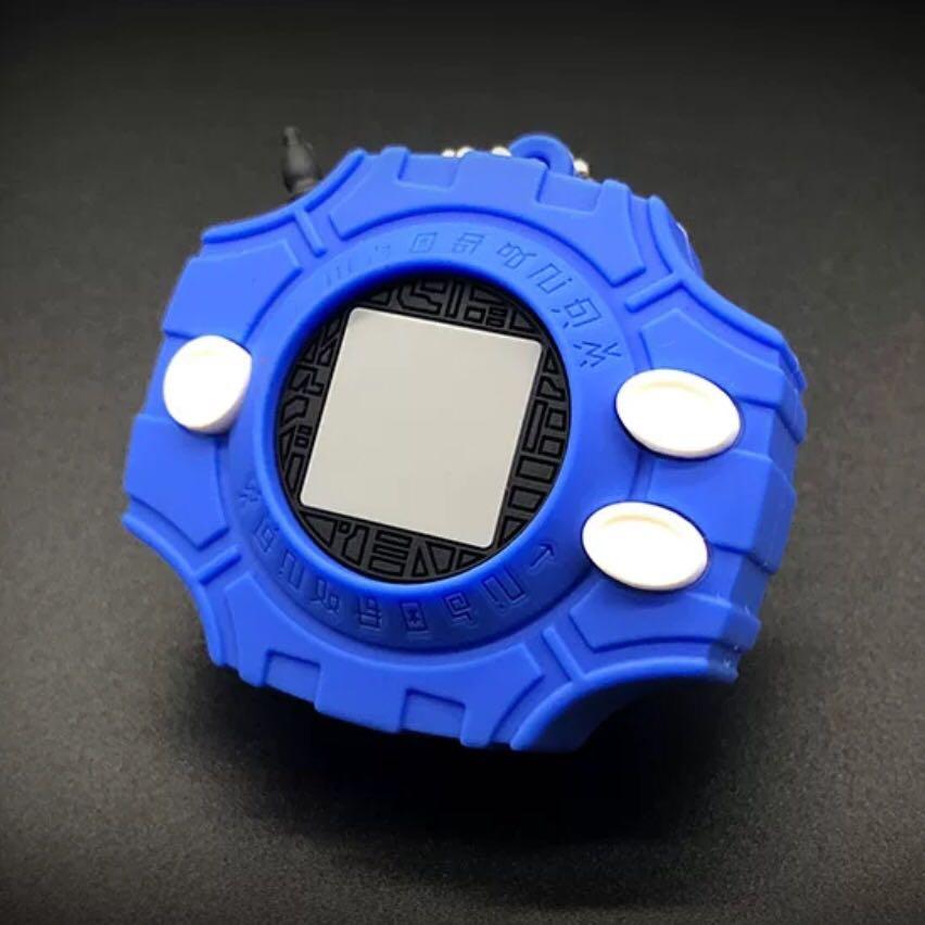 DIGIMON DIGIVICE KEYCHAIN IN GABUMON VERSION, Toys & Games, Bricks ...