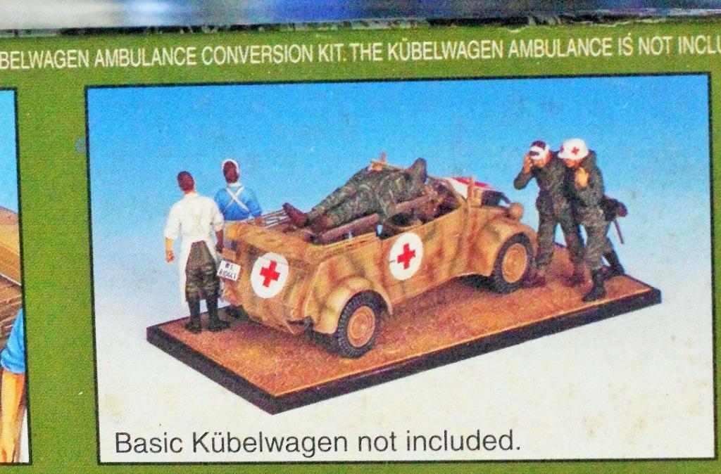 絕版-Dragon-威龍-6137 -1/6- German Medical Team- w/ Kübelwagen Ambulance ...