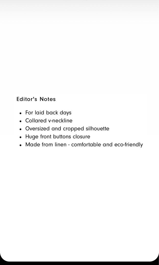 Fayth Cayson Oversized Linen Shirt, Women's Fashion, Tops, Blouses on ...