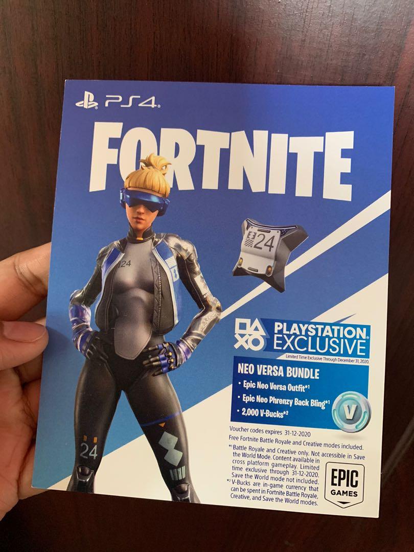Fortnite neo versa bundle, Video Gaming, Video Games, PlayStation on ...