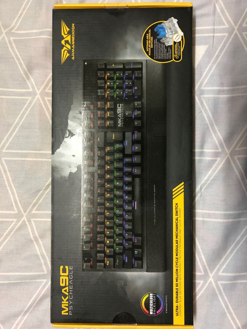 Gaming Keyboard Armageddon Mechanical Keyboard, Toys & Games, Video ...