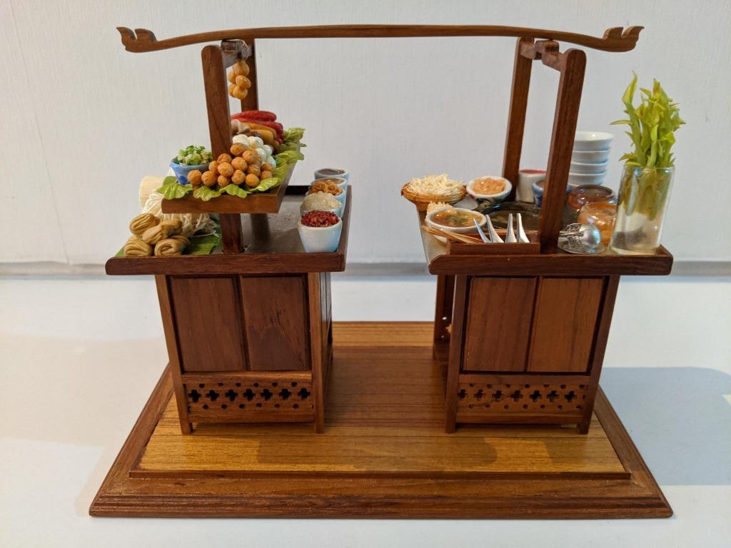 Handmade Miniature Food Stall, Food & Drinks, Local Eats on Carousell