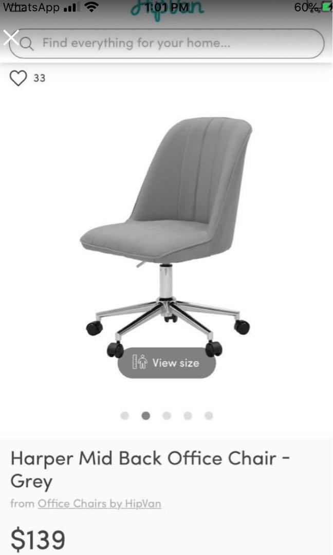 HIPVAN - Office Chair, Furniture & Home Living, Furniture, Chairs on ...