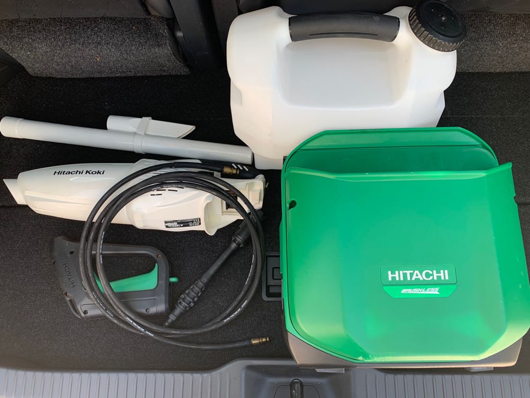 Hitachi water jet cleaner and vacuum cleaner, 汽車配件, 其他 - Carousell