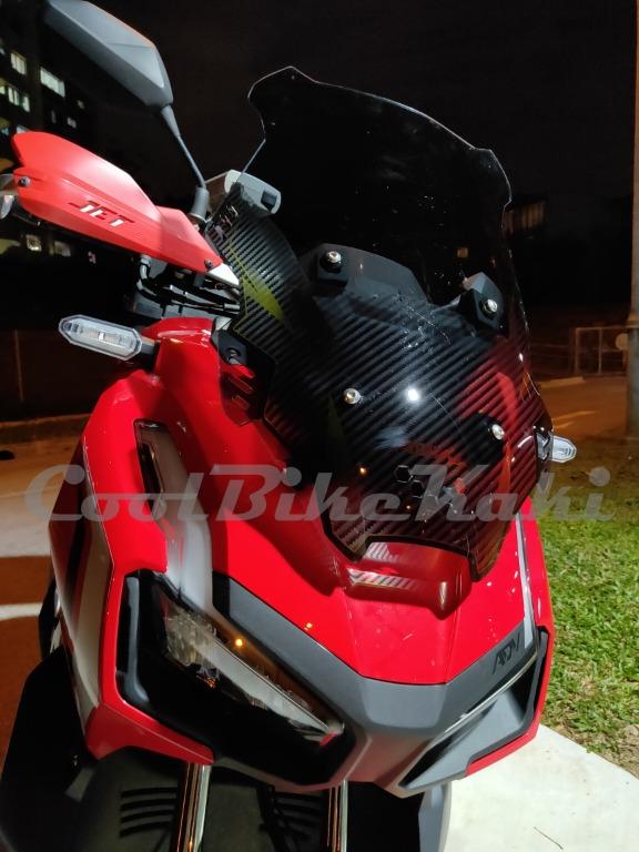 Honda ADV150 Windshield, Motorcycles, Motorcycle Accessories on Carousell