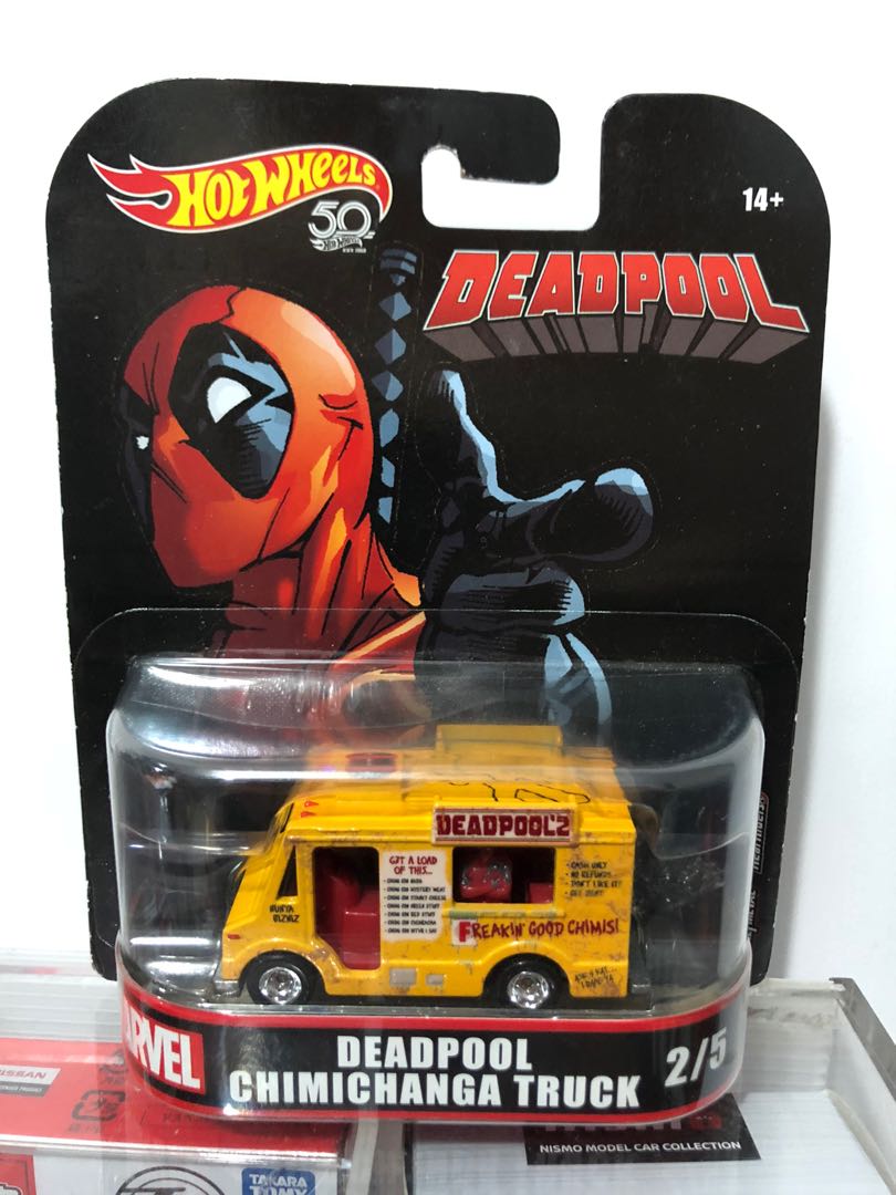 Hot wheels Marvel 系列 Deadpool Chimichanga Truck, 興趣及遊戲, 玩具 & 遊戲類 ...