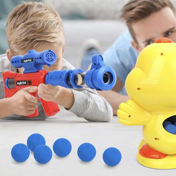Arcade Game Toy Hungry Duck Feeding Game Shooting Duck Mouth With Guns ...