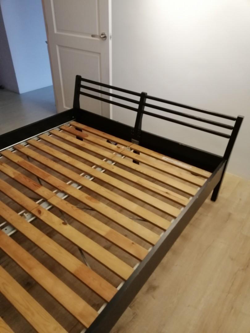 IKEA Sorum Queen Bed Frame, Furniture & Home Living, Furniture, Bed ...