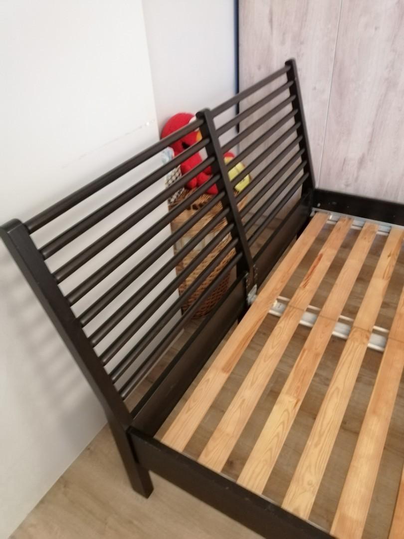 IKEA Sorum Queen Bed Frame, Furniture & Home Living, Furniture, Bed ...