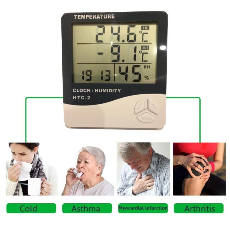 Indoor and Outdoor Large Screen Digital Display Temperature and ...