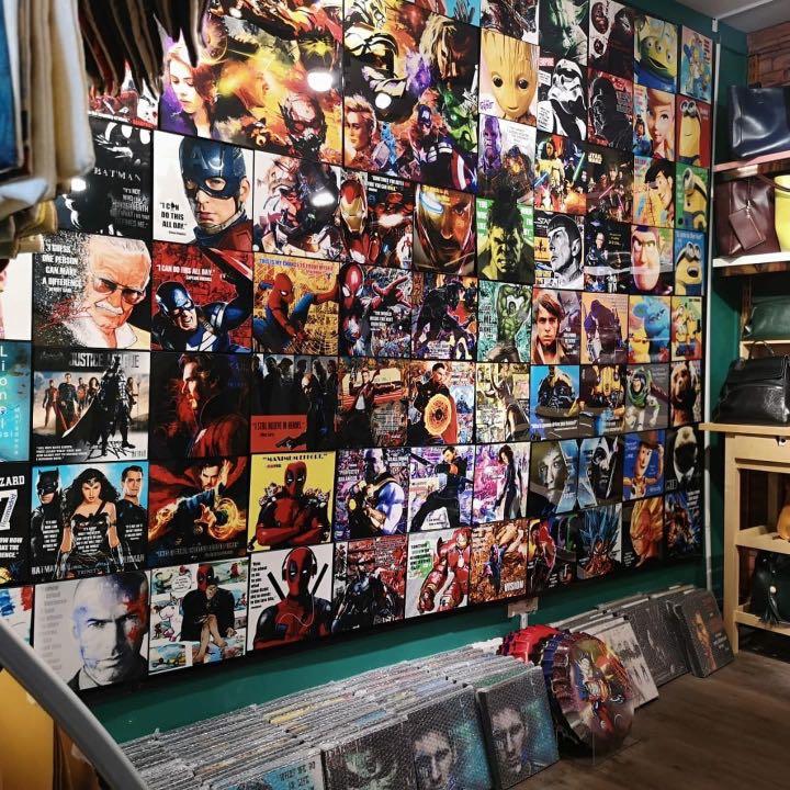 Joker art frame graphics design by artist (green colour background ...