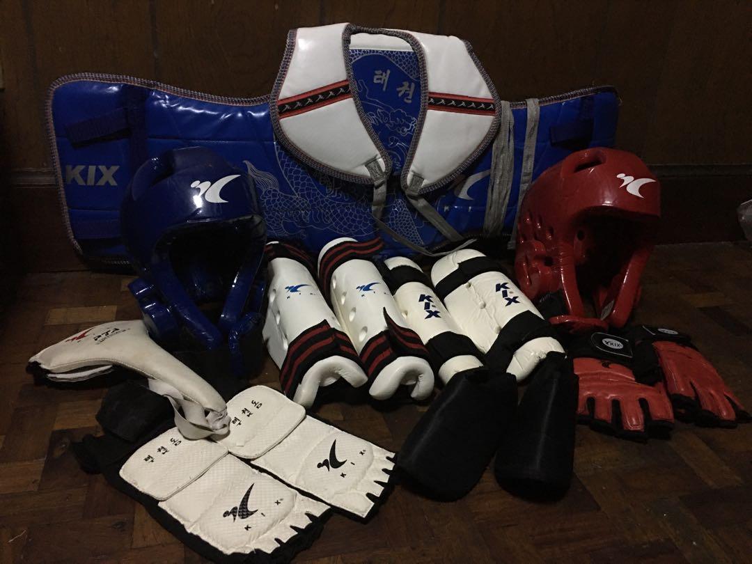 KIX TAEKWONDO FULL SET GEAR, Sports Equipment, Other Sports Equipment ...