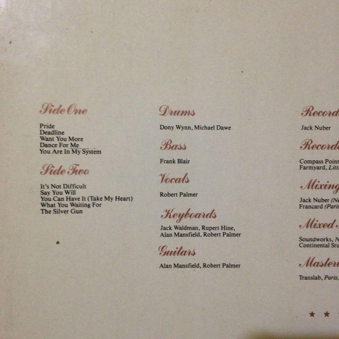 Lp - Robert Palmer (Pride), Hobbies & Toys, Music & Media, CDs & DVDs ...