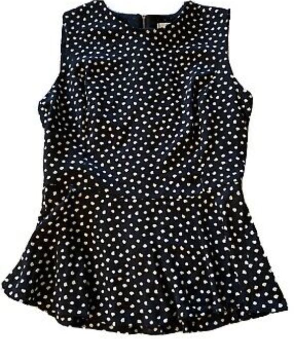 Mango polka dot pendulum top, Women's Fashion, Tops, Blouses on Carousell