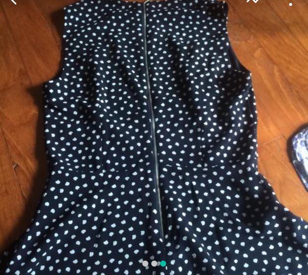 Mango polka dot pendulum top, Women's Fashion, Tops, Blouses on Carousell