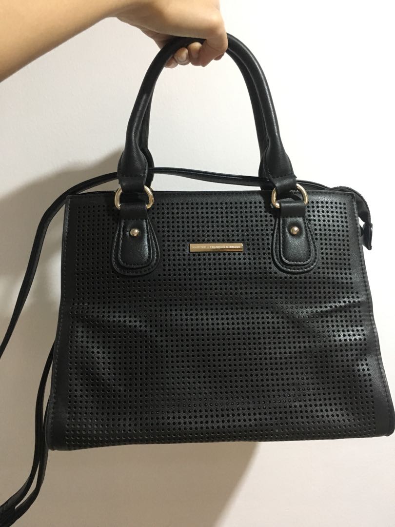 Marithe + Francois Girbaud handbag with long strap, Women's Fashion ...