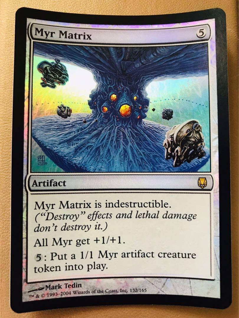 MTG Darksteel Myr Matrix (Foil), Hobbies & Toys, Toys & Games on Carousell