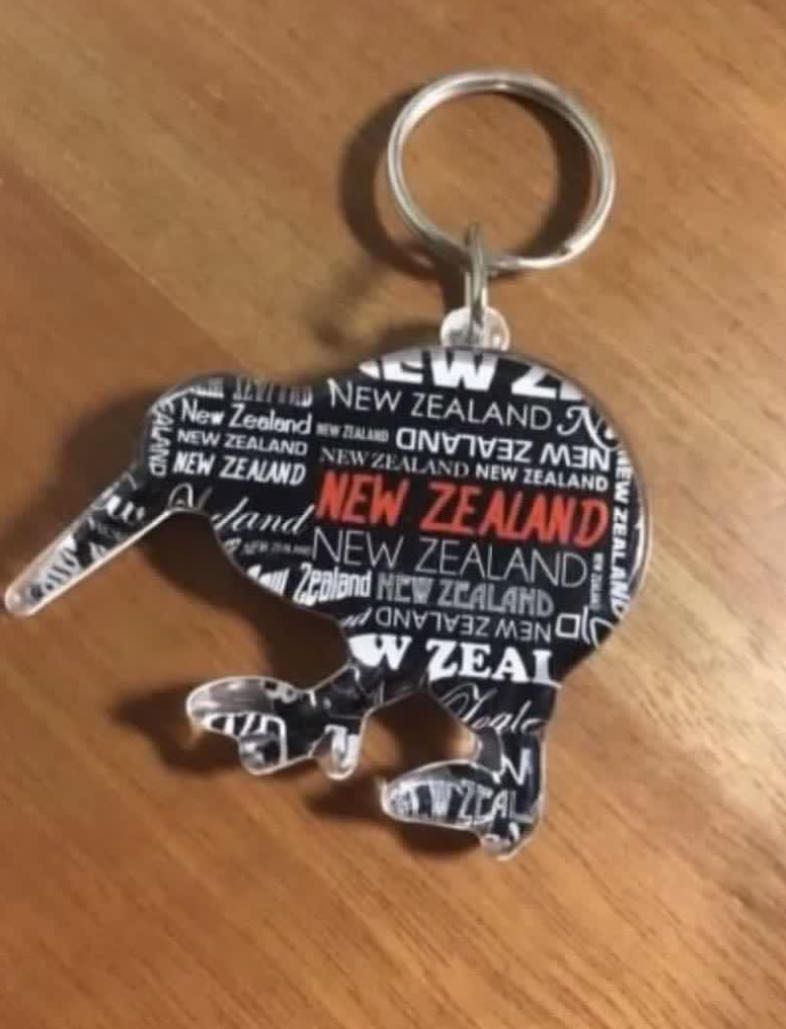 New Zealand Kiwi Shape Keychain, Design & Craft, Handmade Craft on ...