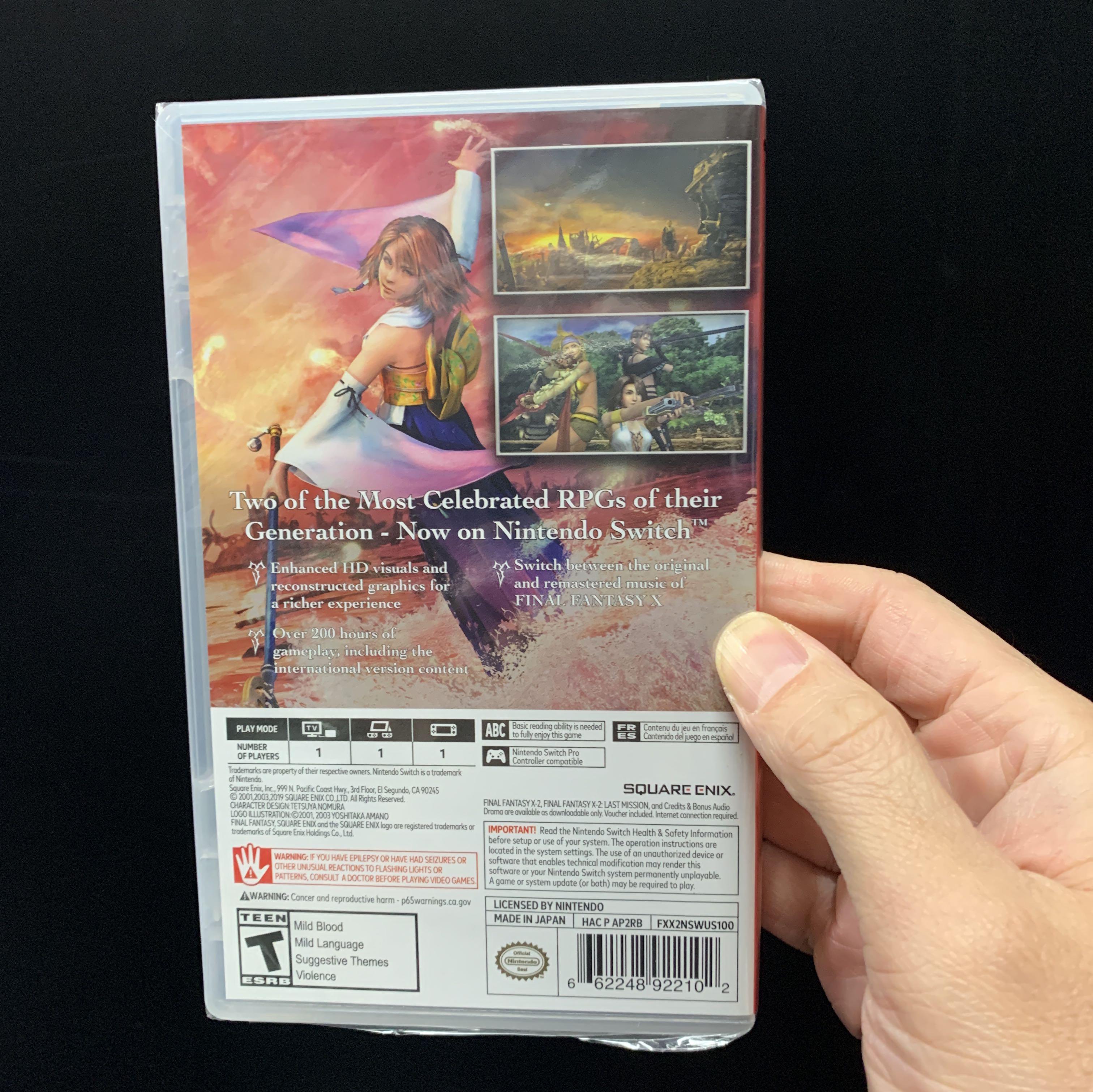 Nintendo switch final fantasy 10 X X-2 HD remaster, Video Gaming, Video ...